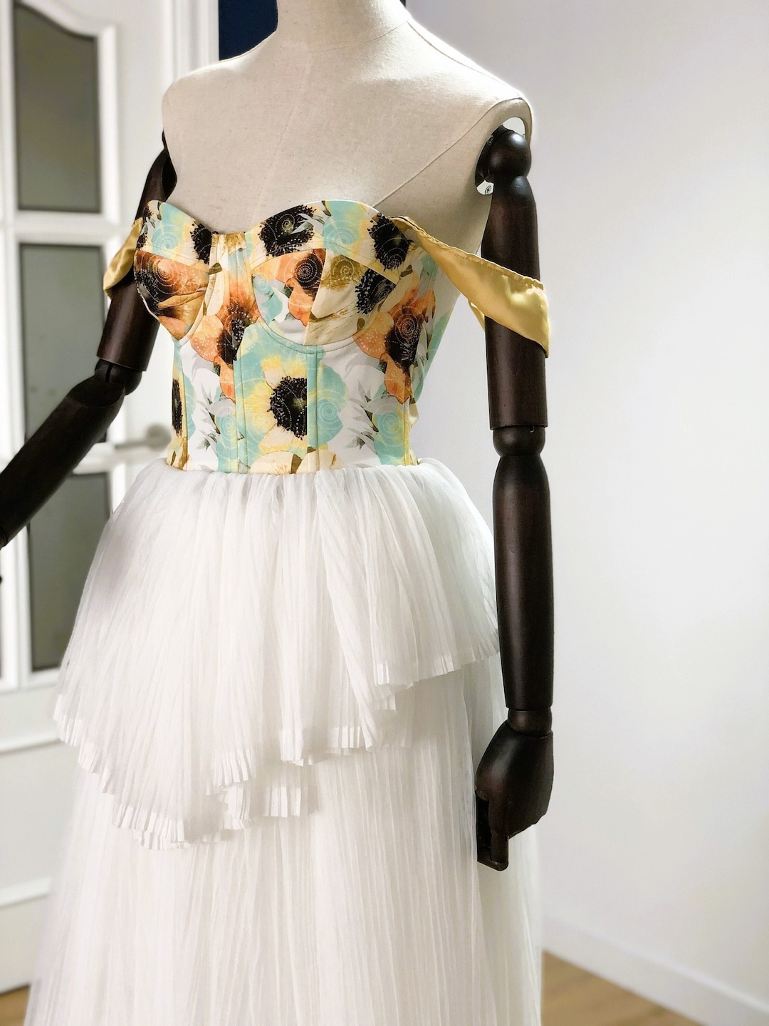 Separate Wedding Dress/ Wedding Dress With Gradient Skirt/ Wedding ...