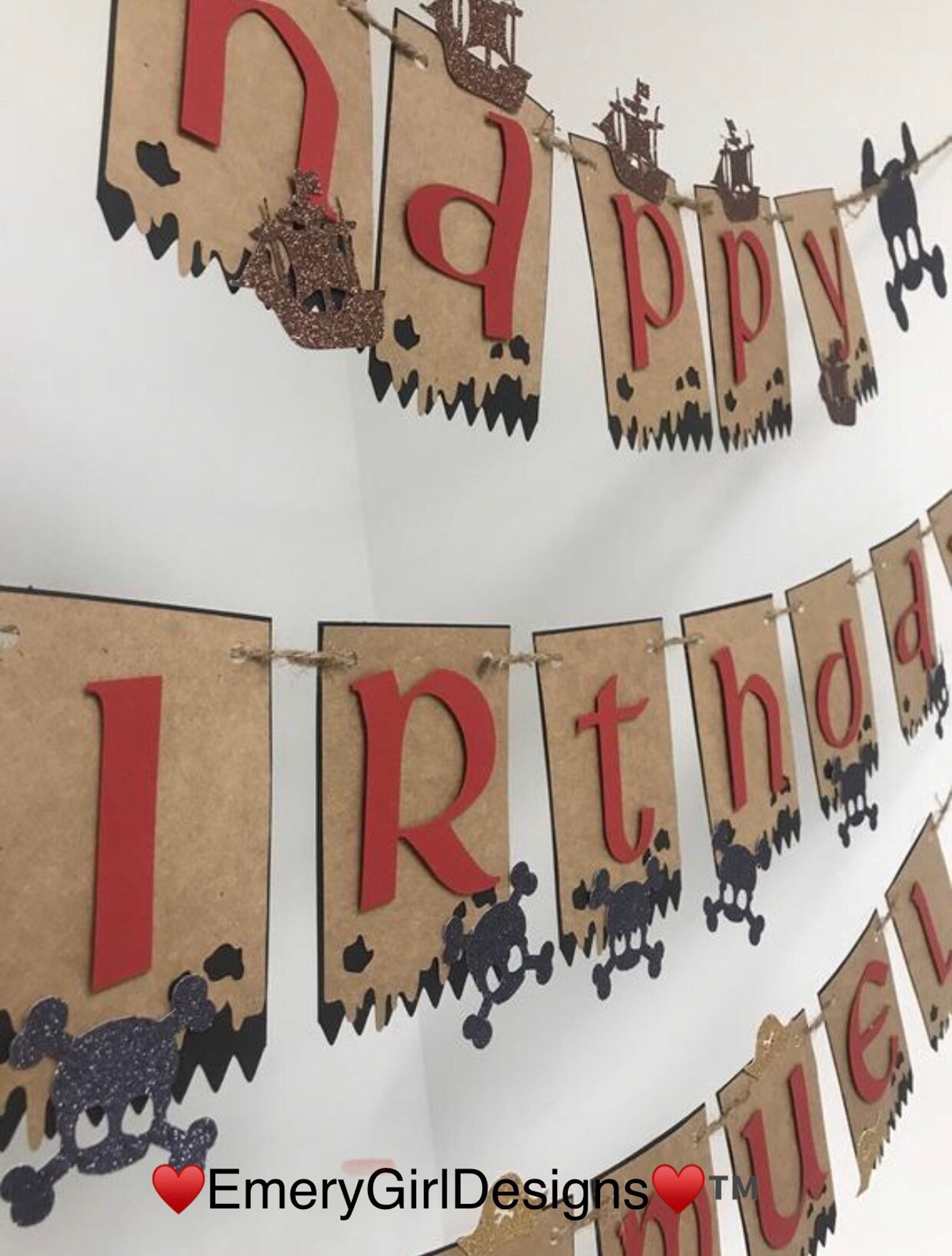 Pirate Themed Banner Pirate Birthday Theme Boy Birthday - Etsy