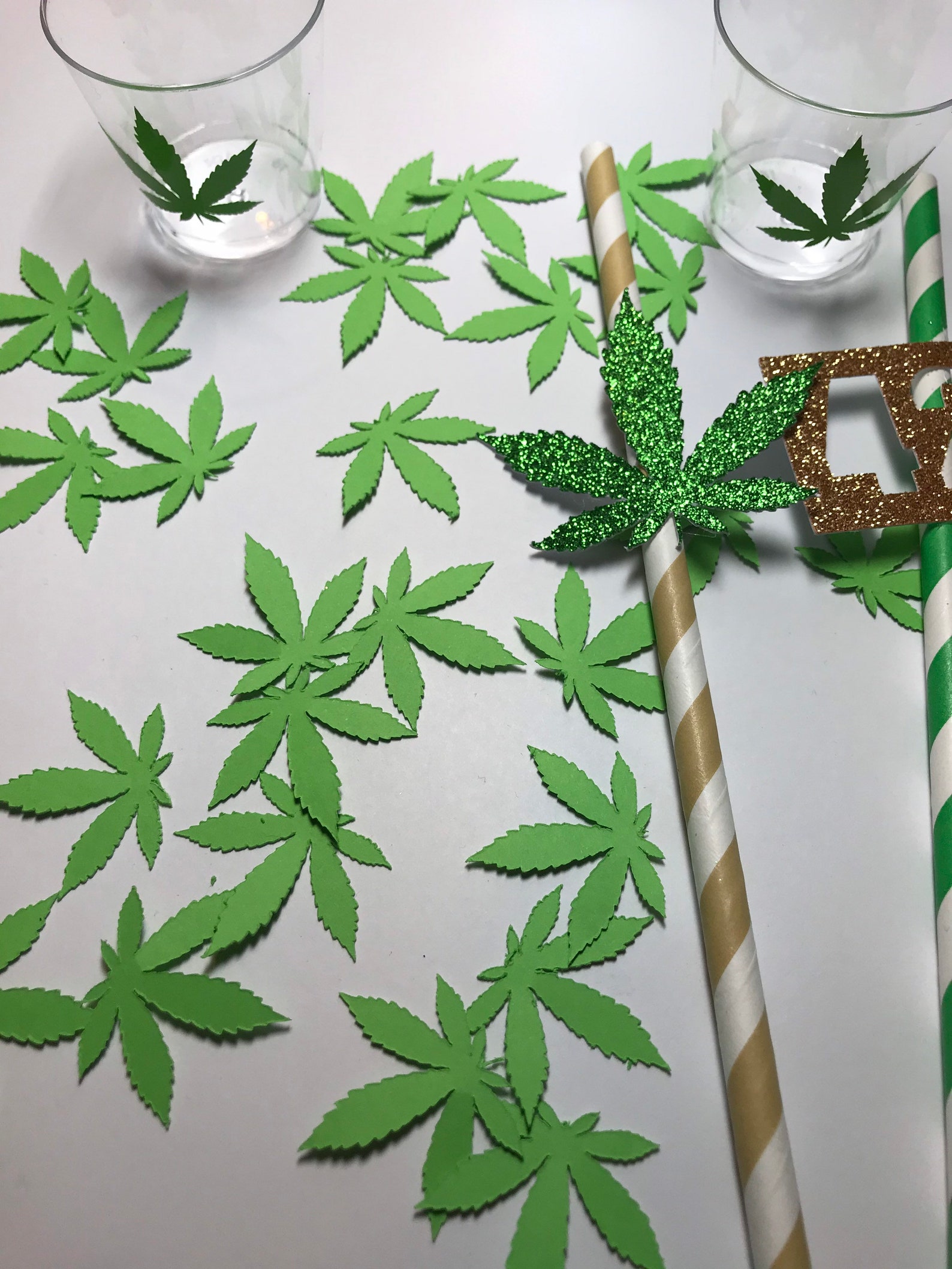 Confetti, 420 Party Decor, Marijuana Leaf Confetti, Cannabis - Etsy