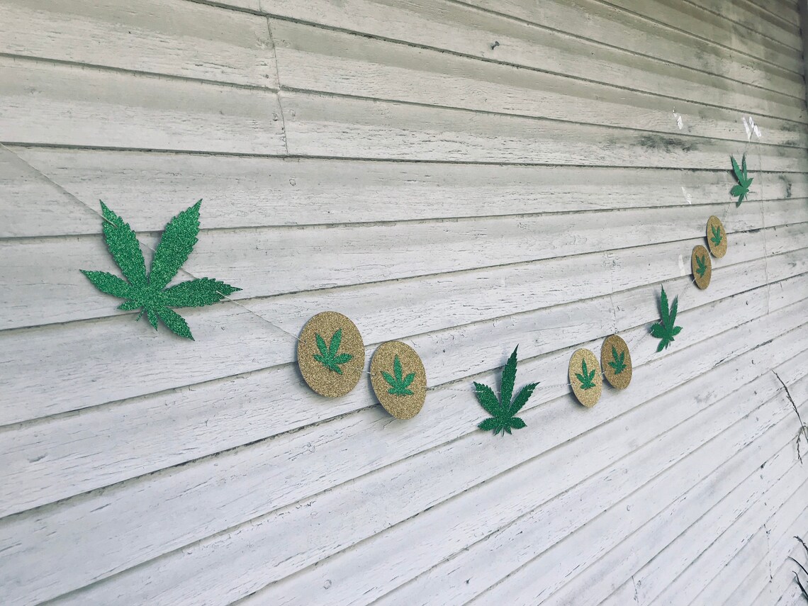 Marijuana Banner 420 Decorations Bachelorette Party | Etsy