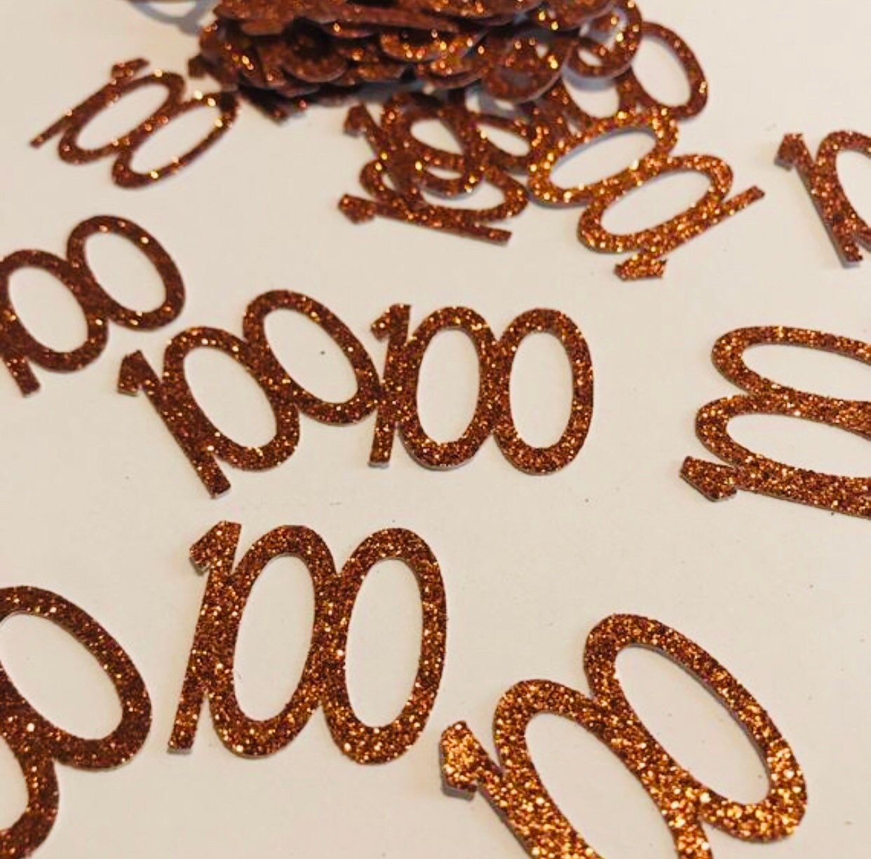 100th Birthday 100 Days of School Table Confetti Table - Etsy