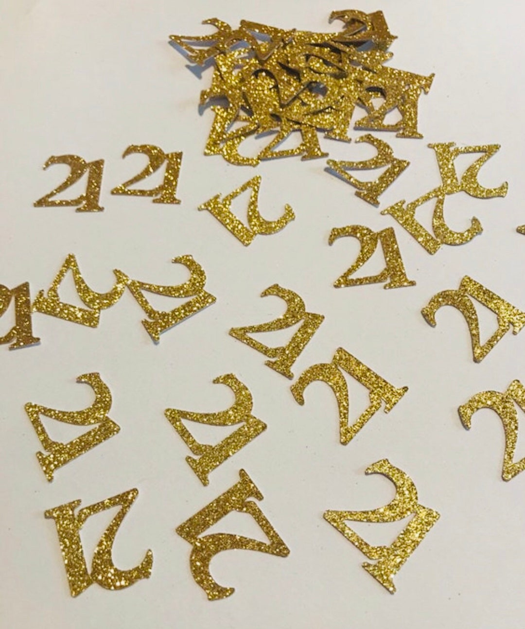 21 Confetti, 21st Birthday Decorations, Table Decor, Confetti, Glitter ...