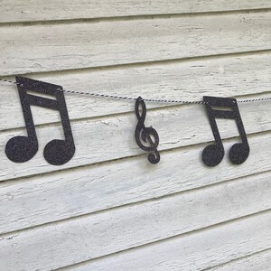 Music Note Garland, Rock and Roll Birthday - Etsy