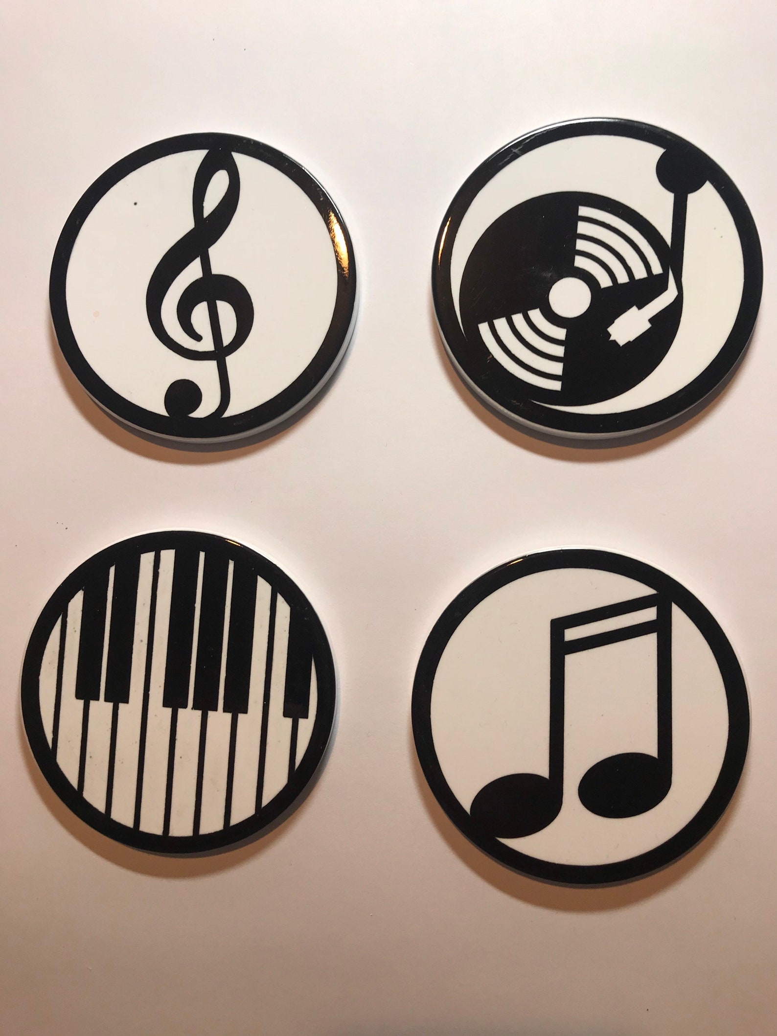 Fathers Day Gifts Beverage Coasters Music Themed Coasters - Etsy