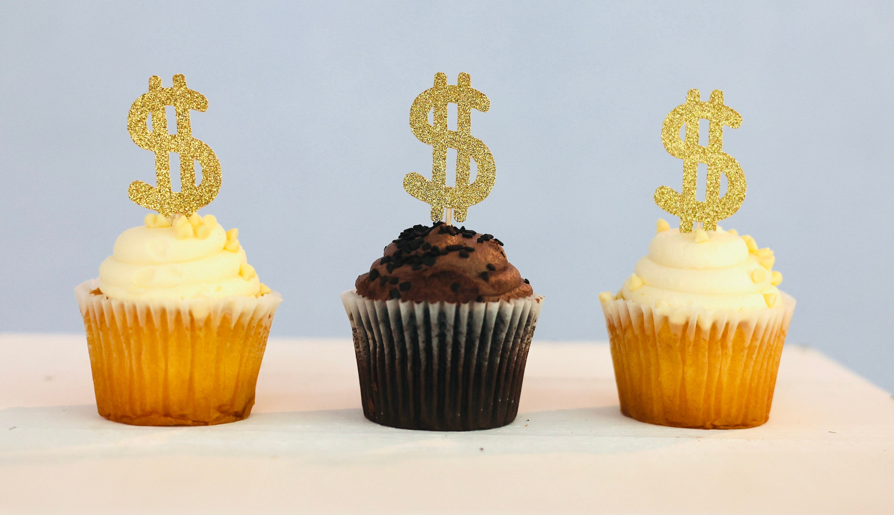 Dollar Sign Cupcake Toppers Poker Nightgame Nightvegas - Etsy