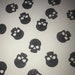 Skull Confetti, Halloween Decorations, Skeleton, Scary Decor, Black ...