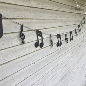 Music Note Garland, Rock and Roll Birthday - Etsy