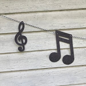 Music Note Garland, Rock and Roll Birthday - Etsy