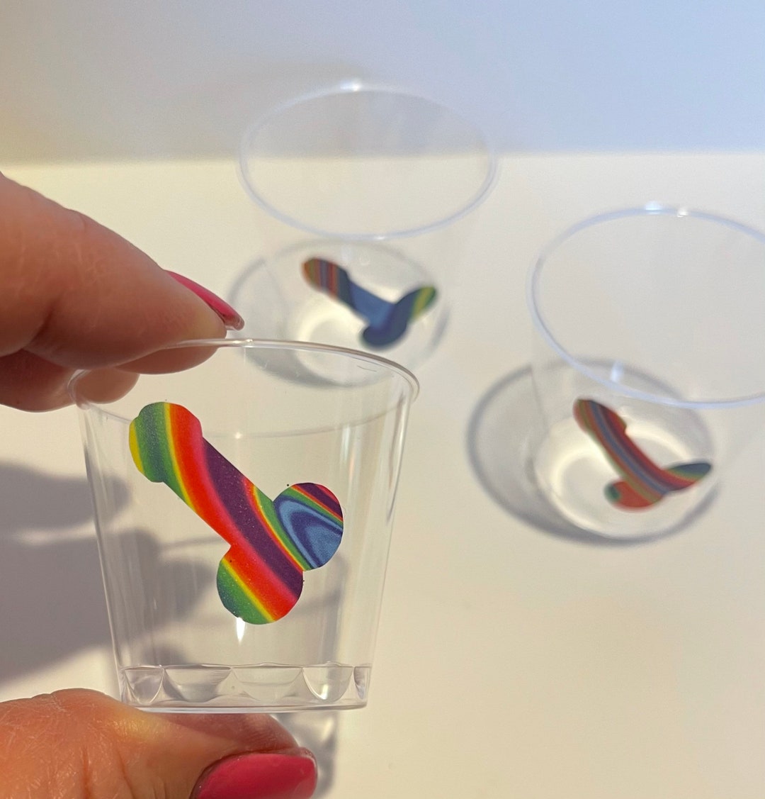Tye Dye Penis Shot Glass, 70s Bachelorette, 70s Themed Birthday Party ...