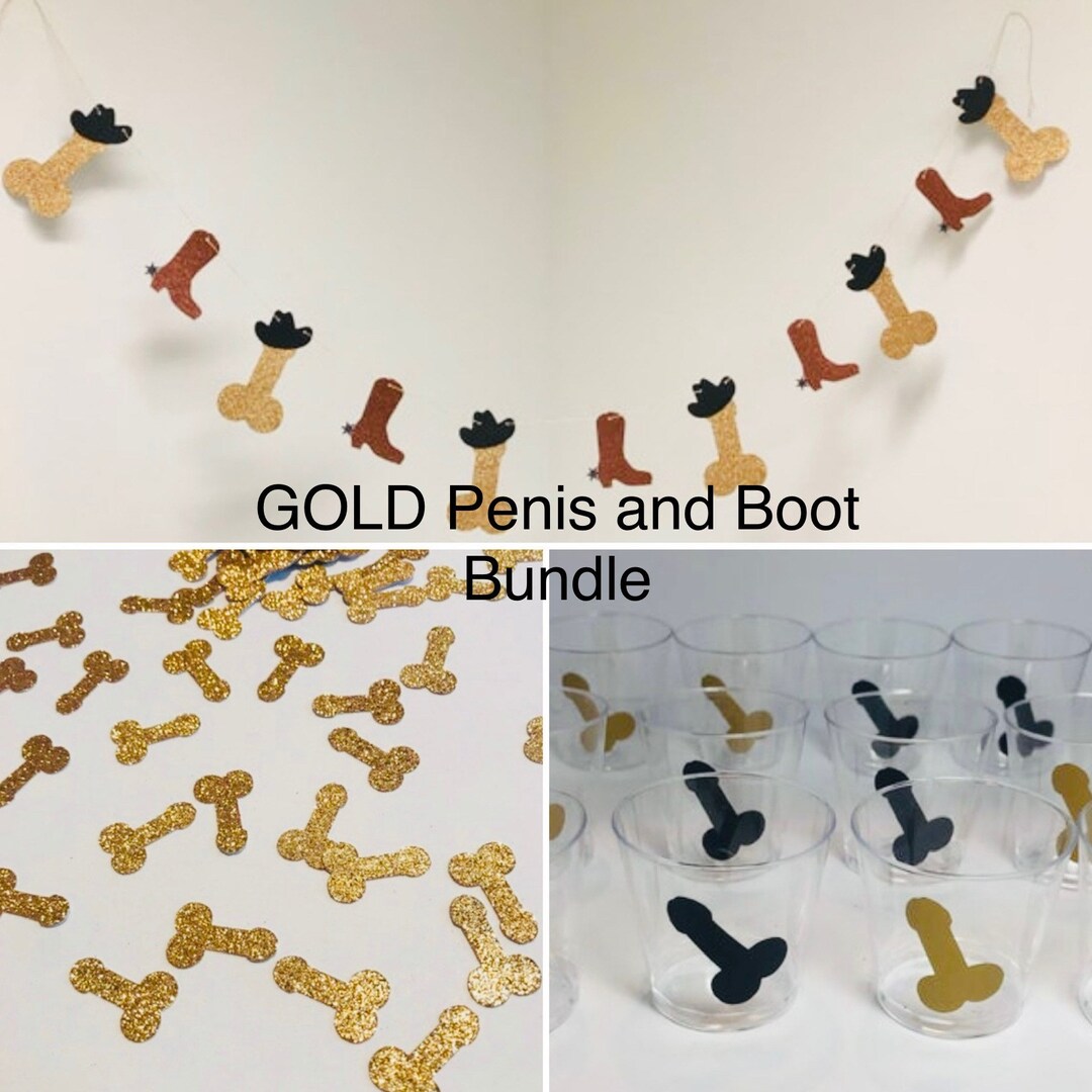 Penis and Boot Garland NASH BASH Austin Nashville - Etsy UK