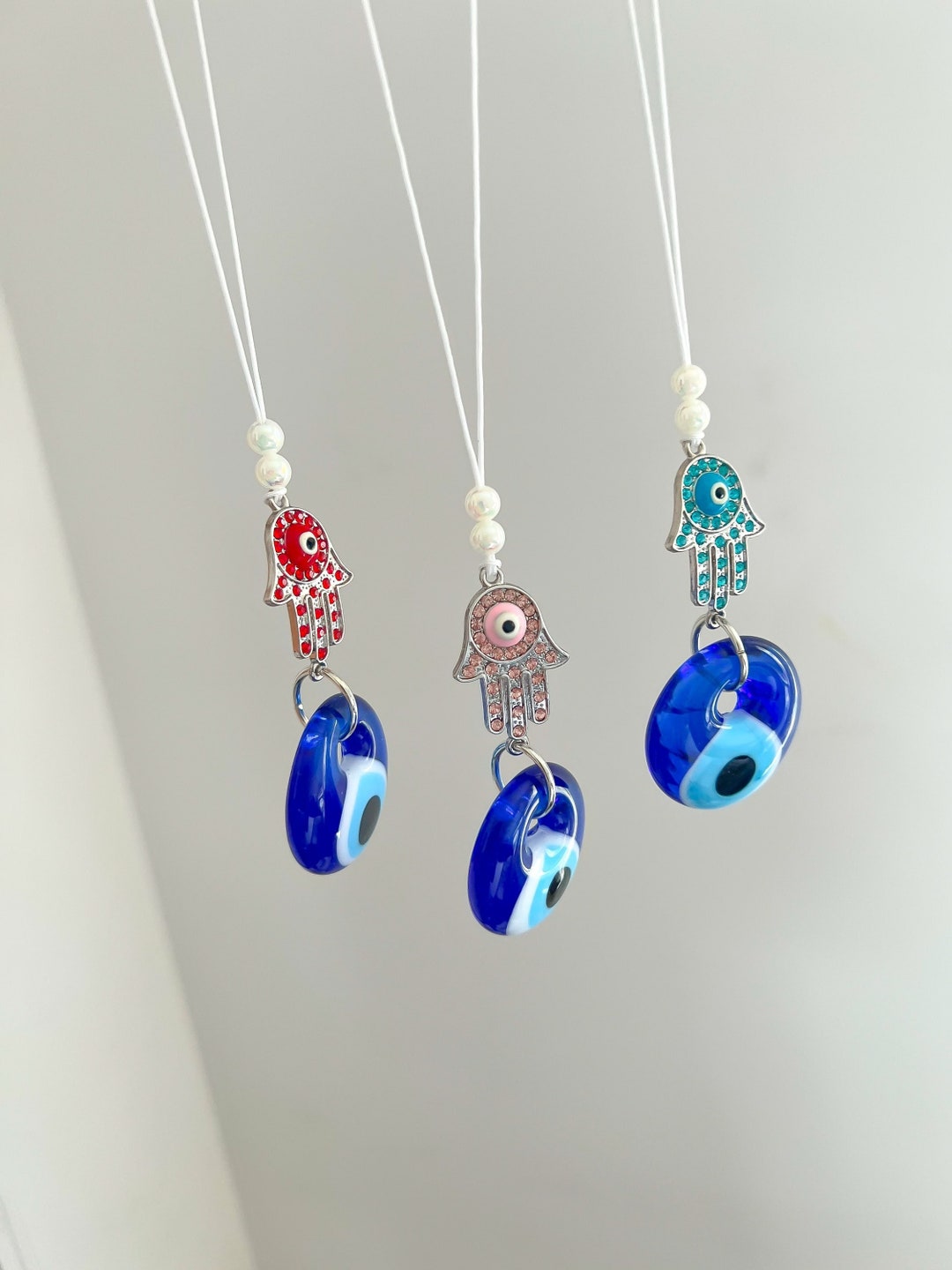 Evil Eye Car Charm Protection Amulet Evil Eye Car Amulet Hamsa Hand Car ...