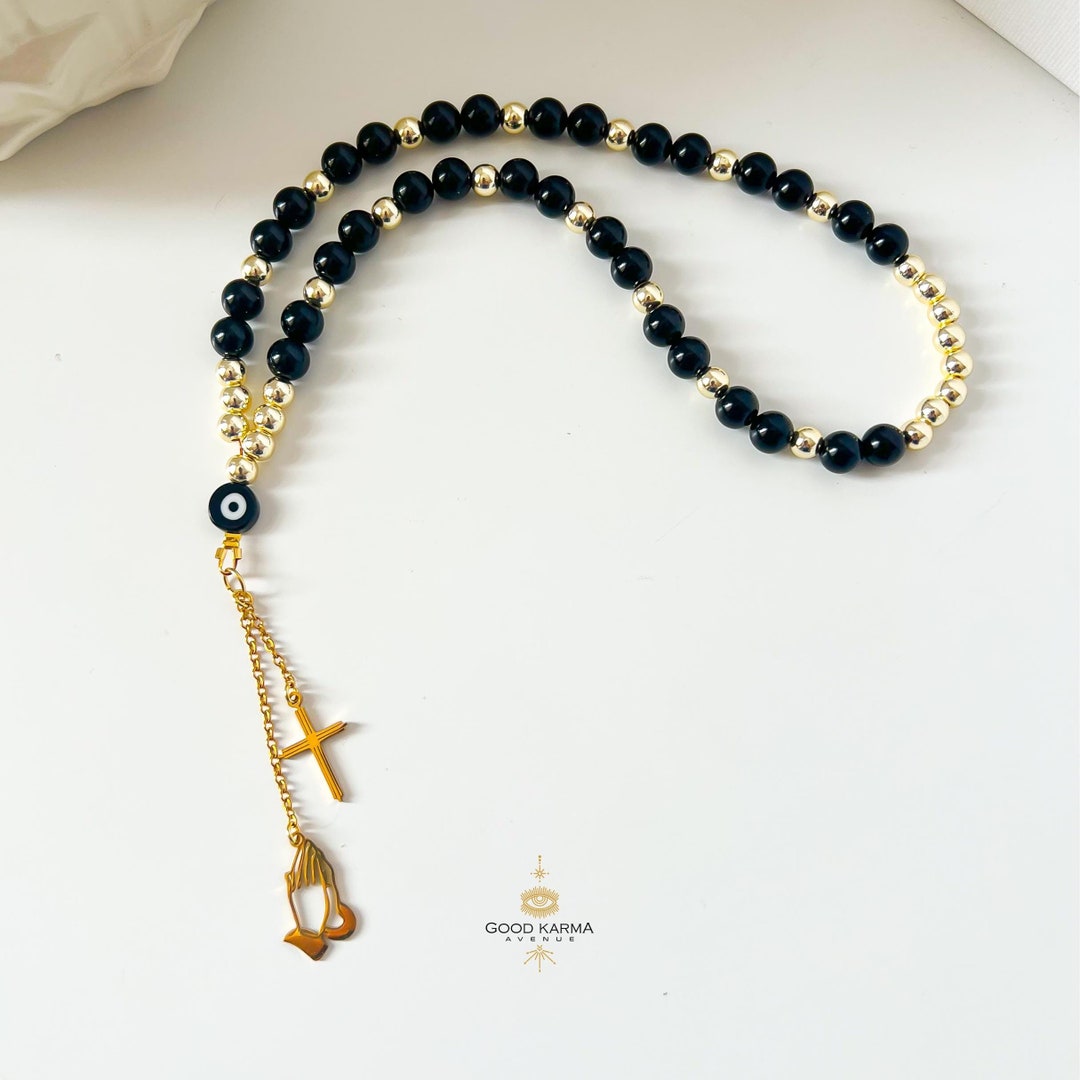 Praying Hands Religious Car Charm, Christian Car Gift, Evil Eye ...