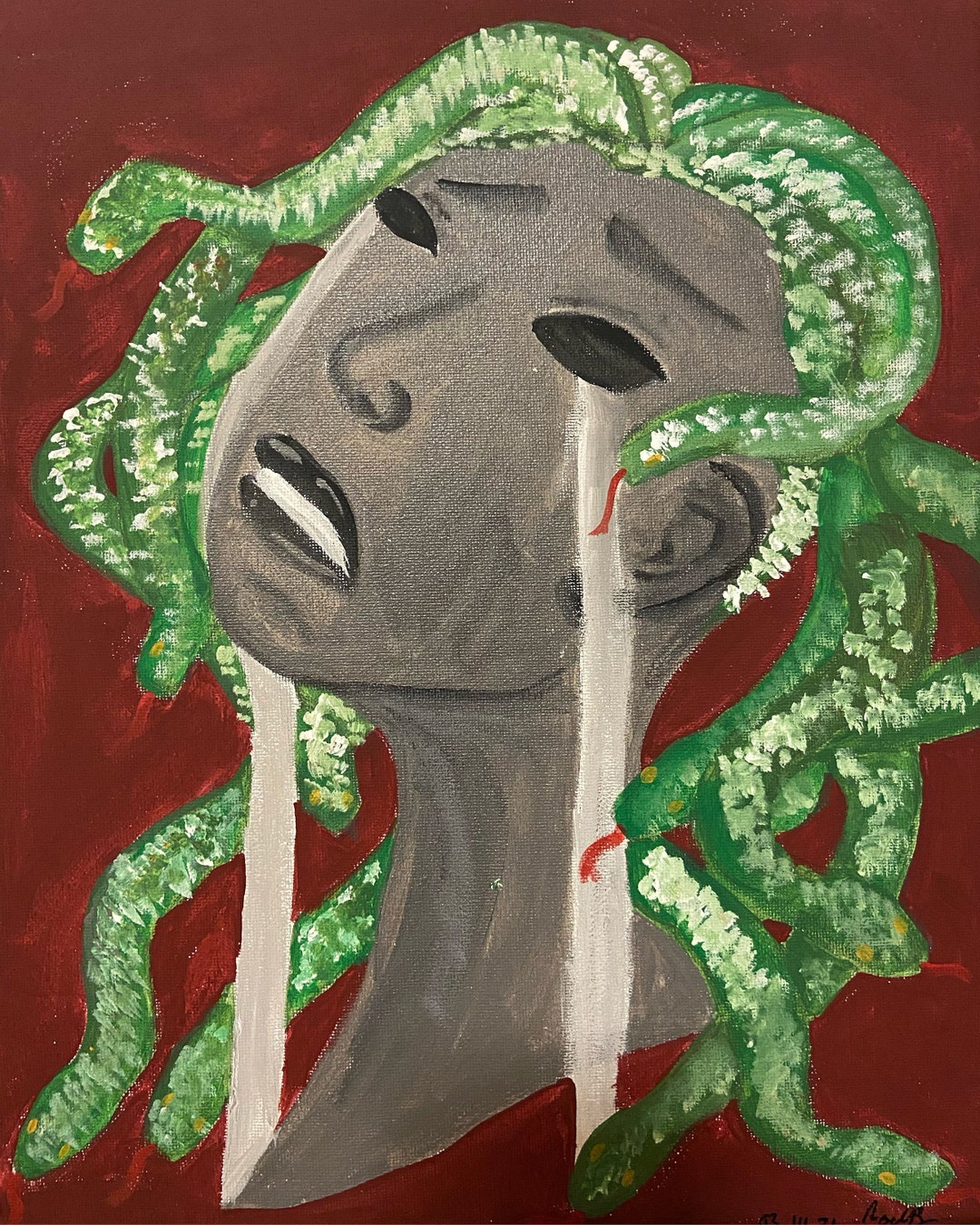 Medusa & Her Tears - Etsy