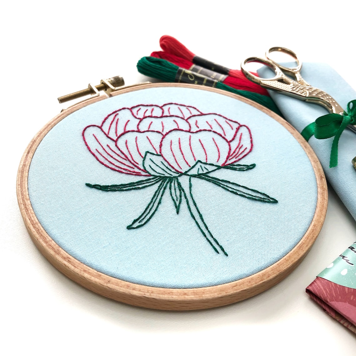 Simple embroidery pattern beginner embroidery PDF pattern | Etsy