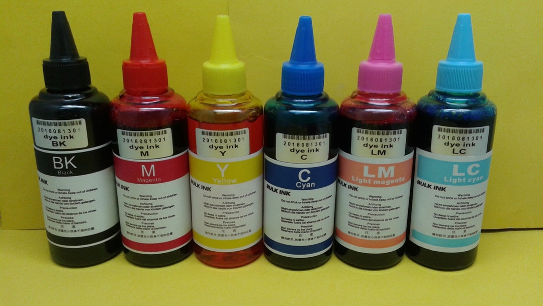 100ml Refill Dye Ink for Use in Epson Printers, CISS Refillable ...