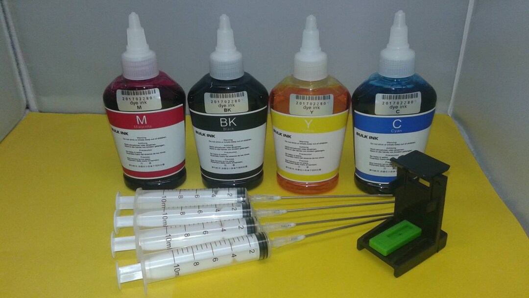 Refill Premiun Ink for Use in Cartridges HP Canon, 400ml + Snap Tools ...