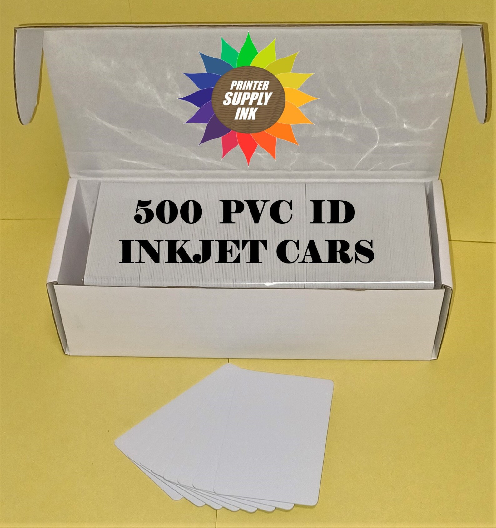PVC Inkjet Id Cards for Printing on Epson & Canon 500 Blank Cars Cards ...