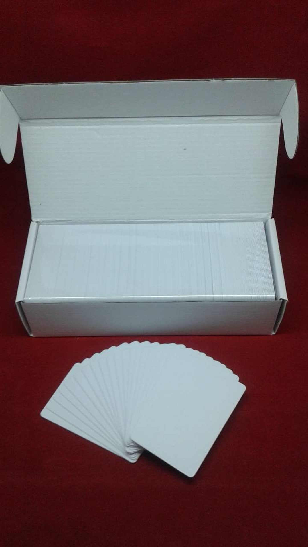 250 X CR80 30mil White Blank PVC Plastic Cards for Photo ID Card ...