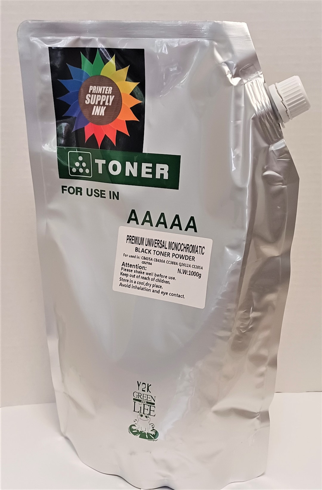 Bulk Powder Toner Refill Laserjet for UNIVERSAL HP Canon 1kg 1,000g See ...