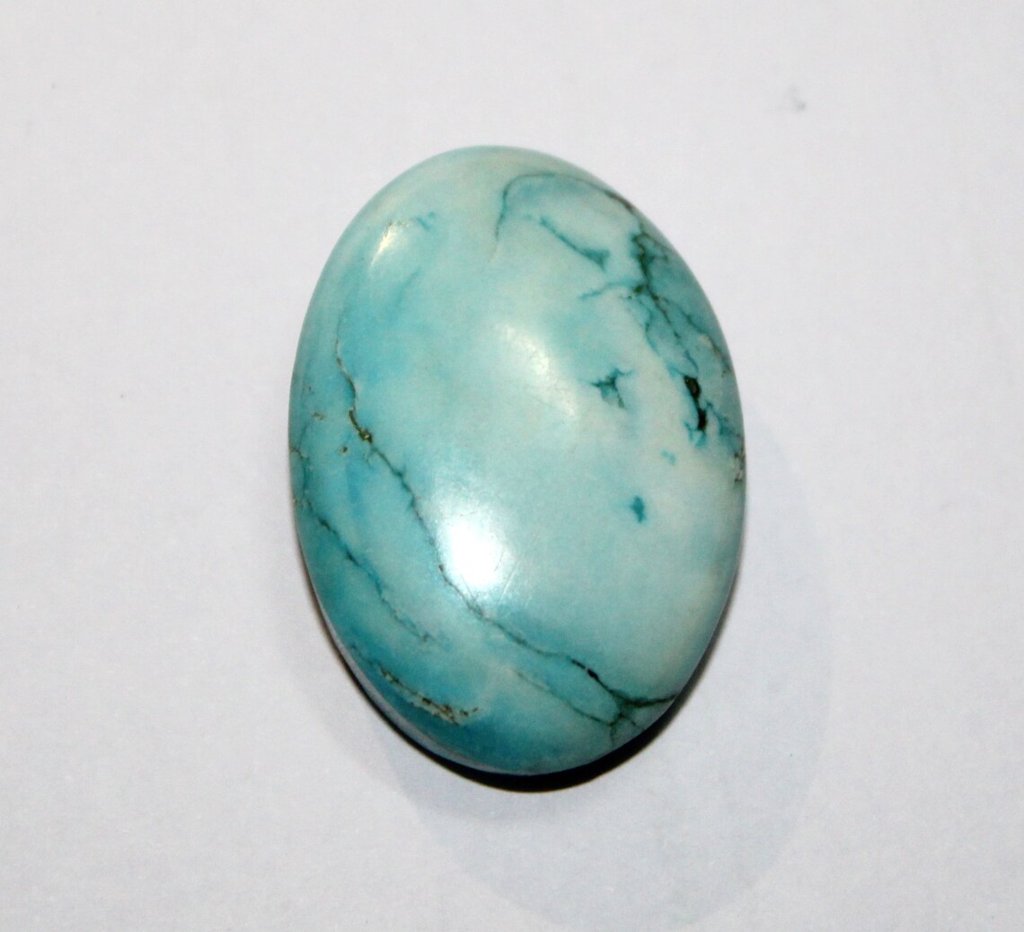 Sky Blue Turquoise stone Mexican Cabochon Sky Blue | Etsy