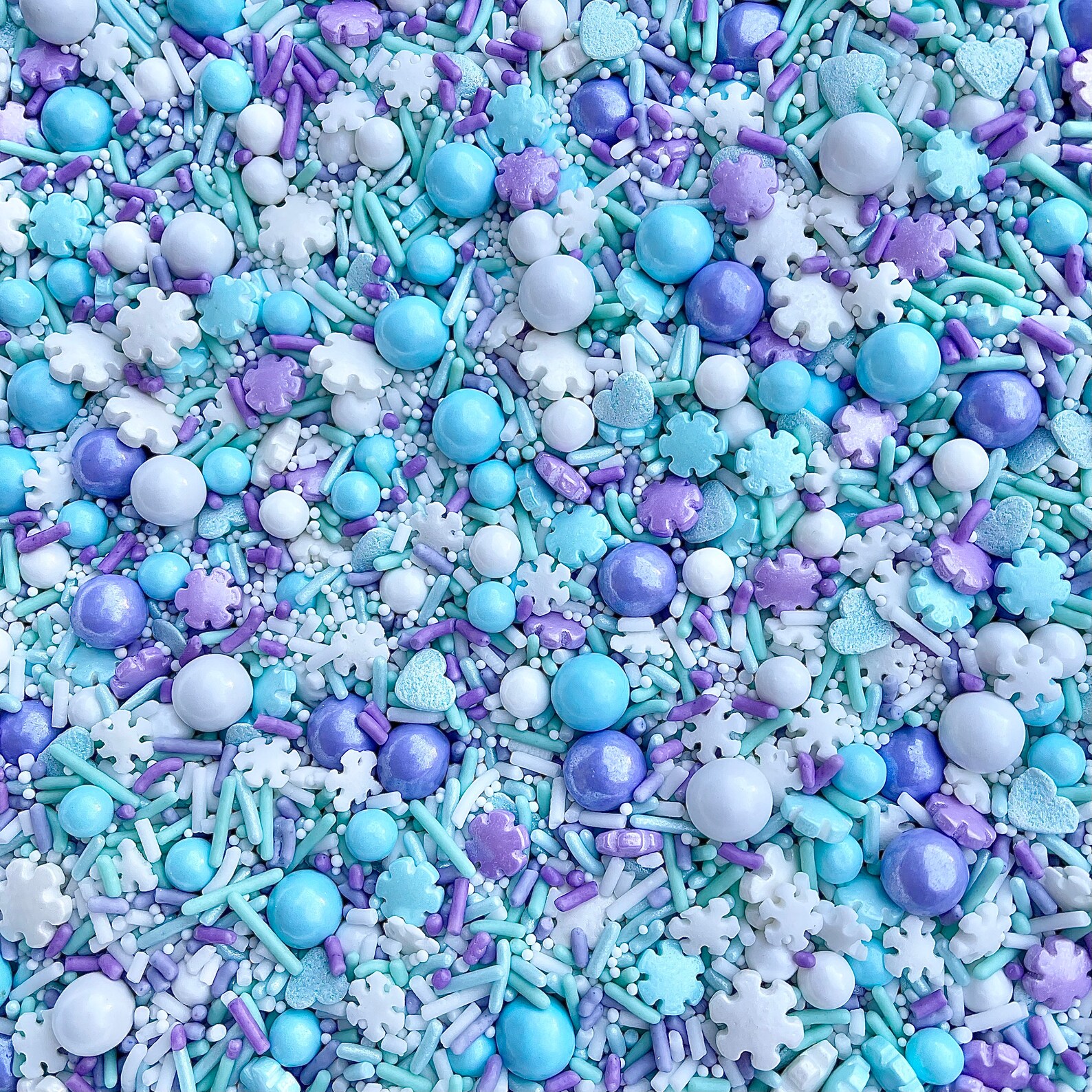 Let It Snow Sprinkle Medley Snowflake Sprinkles Winter - Etsy