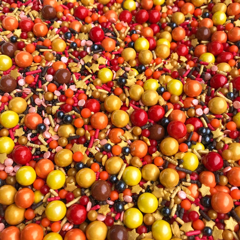 Sprinkles Fall Sprinkles Cake sprinkles Autumn sprinkles | Etsy