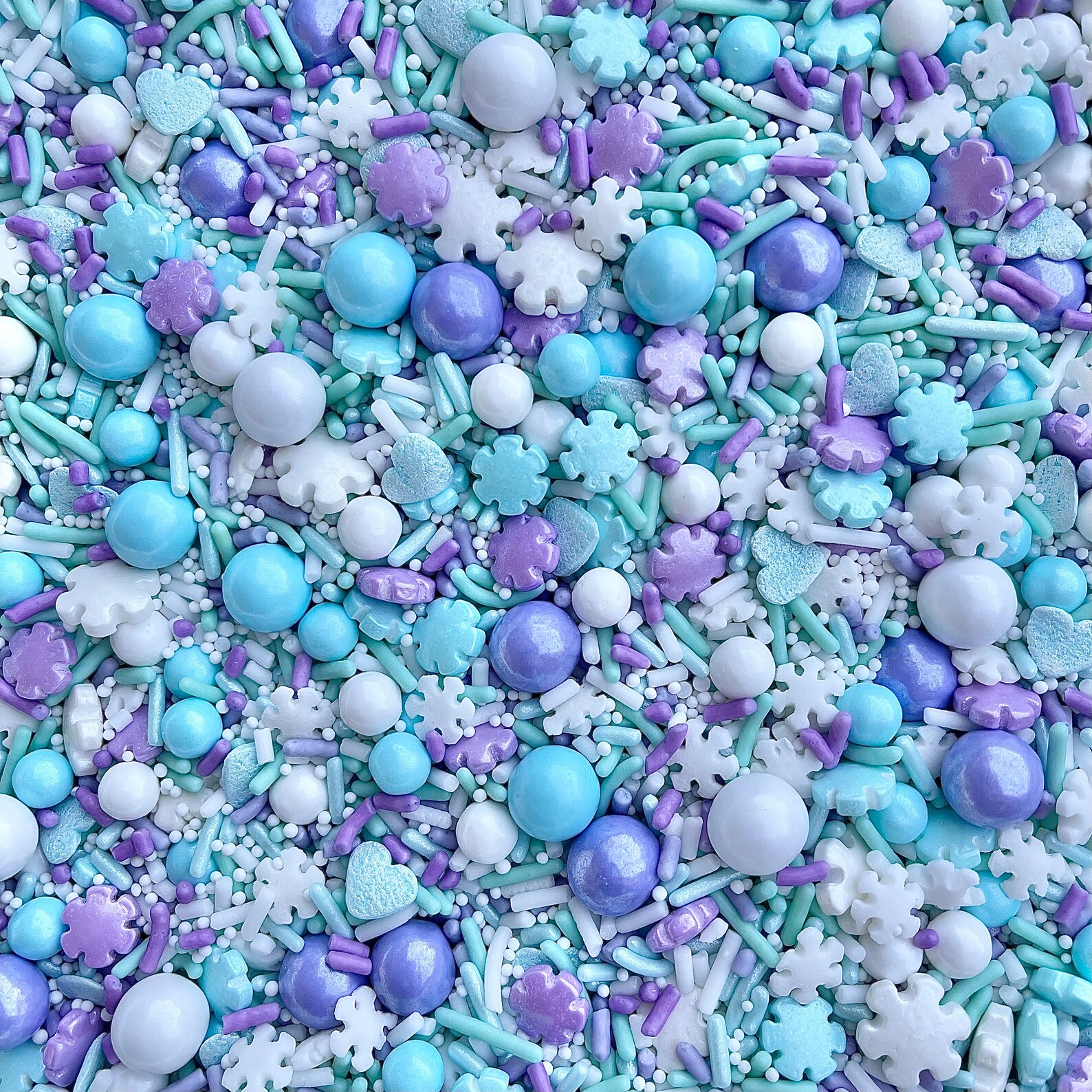 Let It Snow Sprinkle Medley Snowflake Sprinkles Winter - Etsy