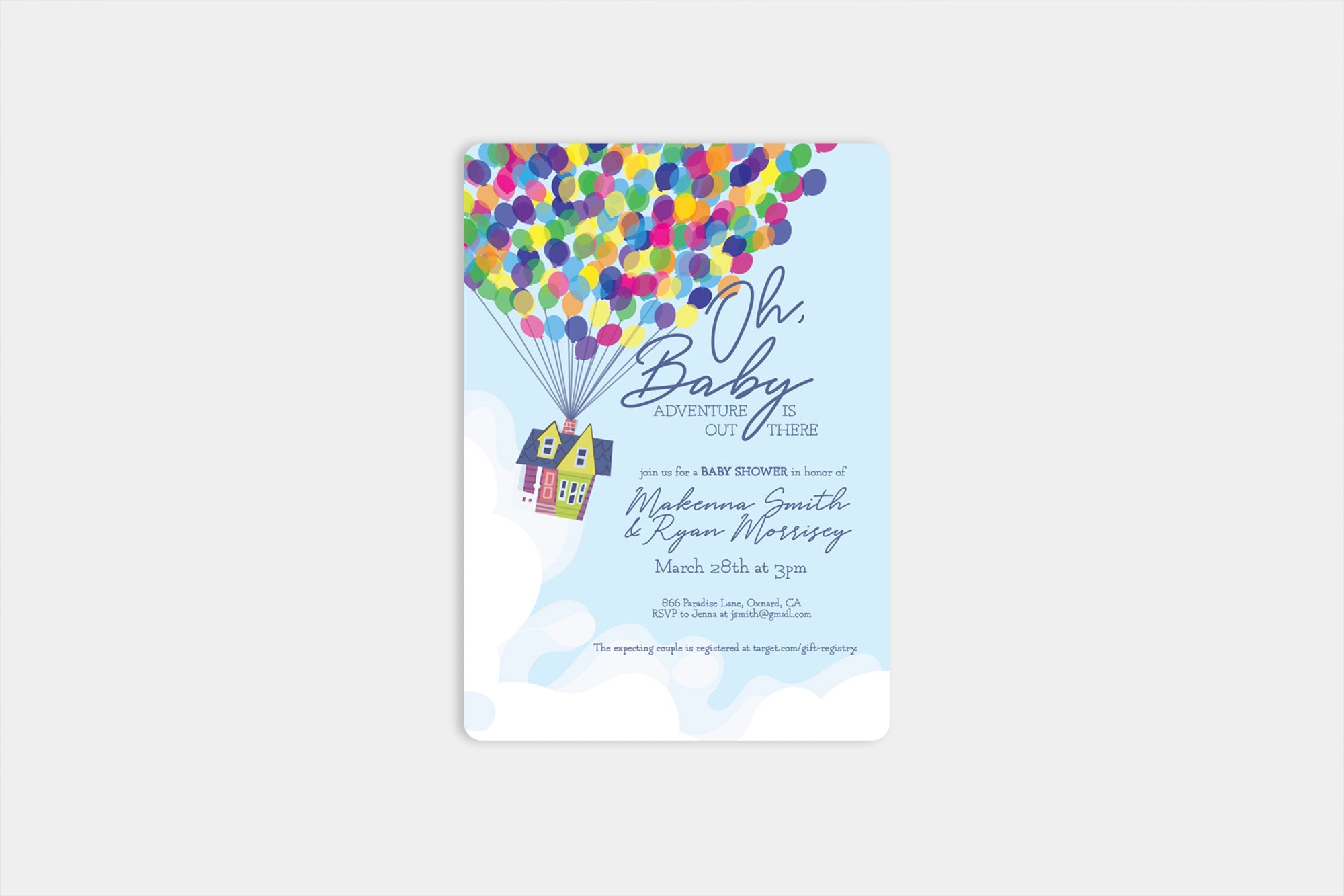 Editable : Custom Adventure is Out There Invitation Baby - Etsy