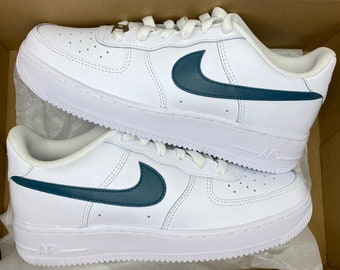 Nike Air Force 1 'matcha'. AF1 / Custom Sneakers / Green Sneakers - Etsy UK