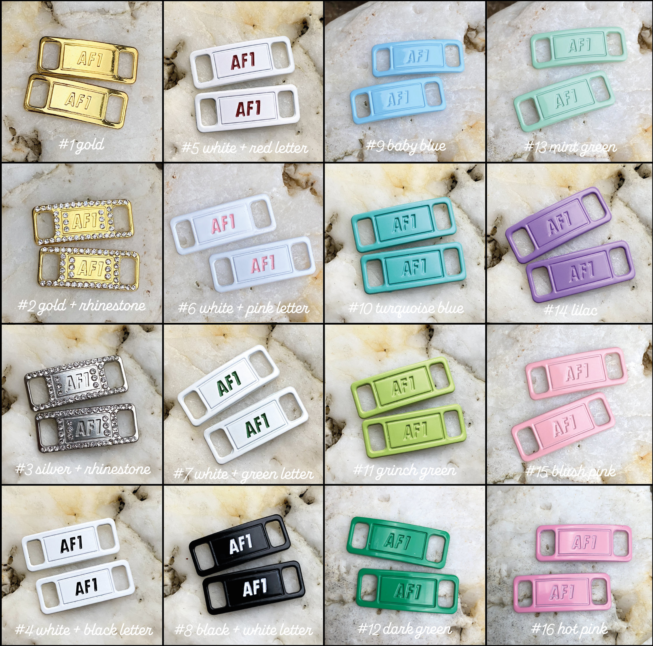 Nike Custom AF1, Air Force 1 Shoelace Tags, Badges, Lace Tags, Lace ...