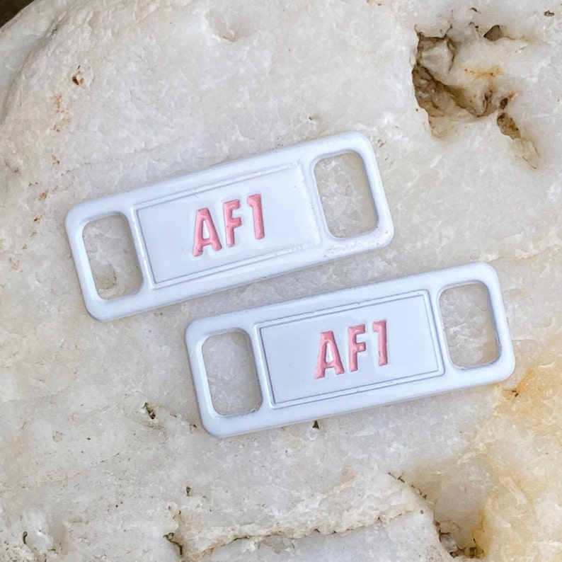 Nike Custom AF1 Air Force 1 Shoelace Tags Badges Lace Tags - Etsy