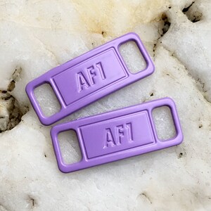 Nike Custom AF1, Air Force 1 Shoelace Tags, Gold Rhinestones, Silver ...