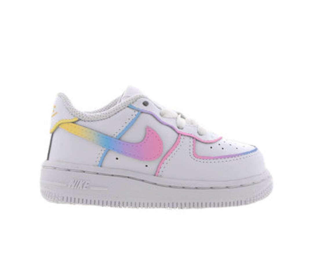 Air Force 1 Nike, Custom Baby Sneakers, Rainbow, Pink, Lilac, Blue ...