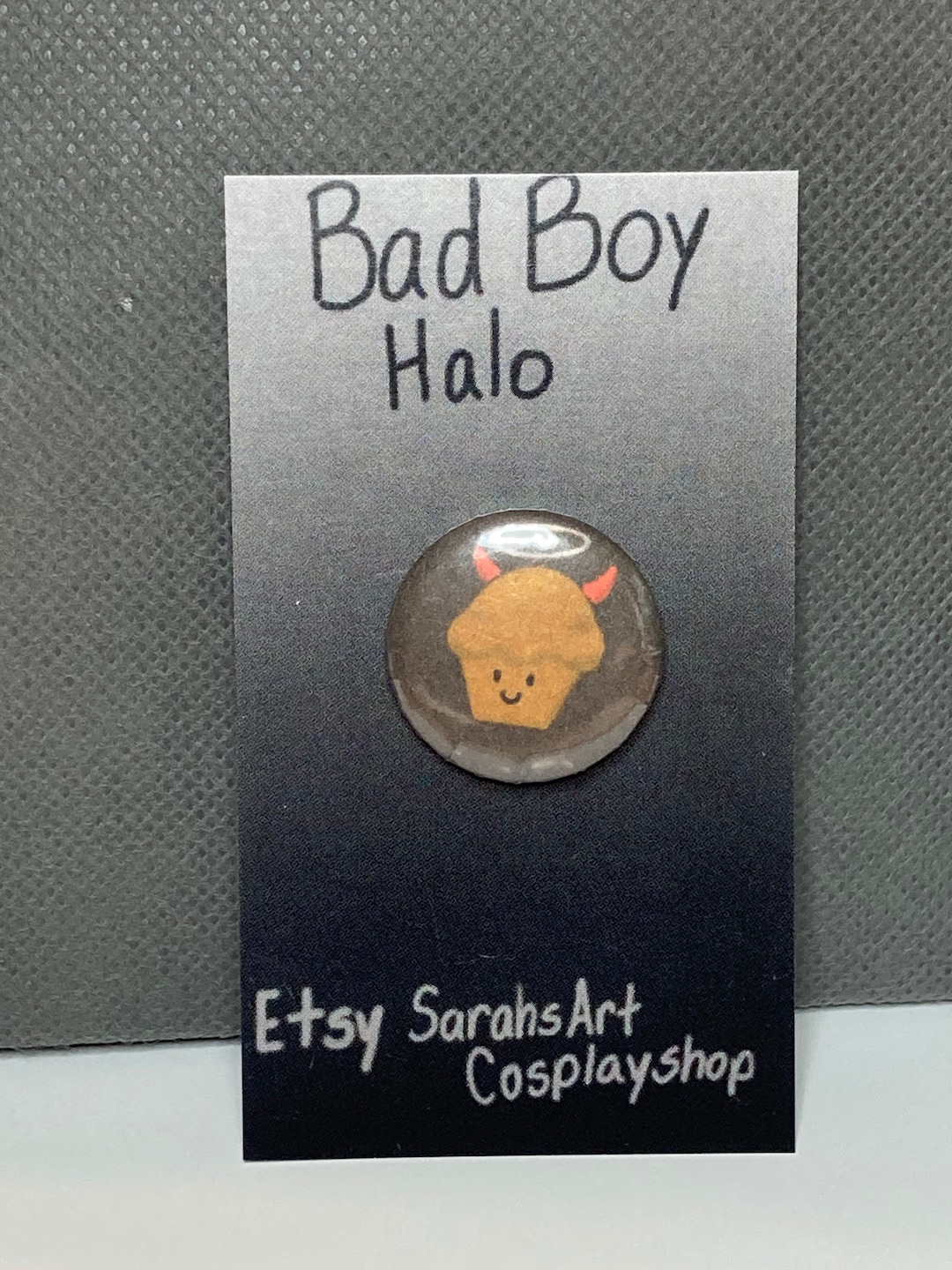 Bad Boy Halo Button - Etsy