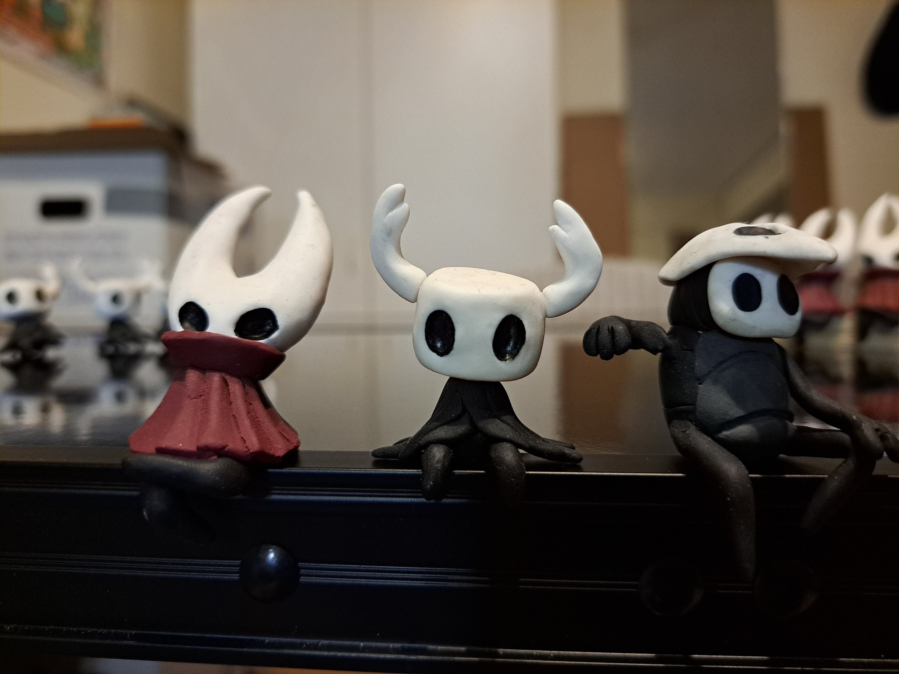 Hollow Knight/hornet/quirrel - Clay Figure - Monitor Mascot/ Shelf ...