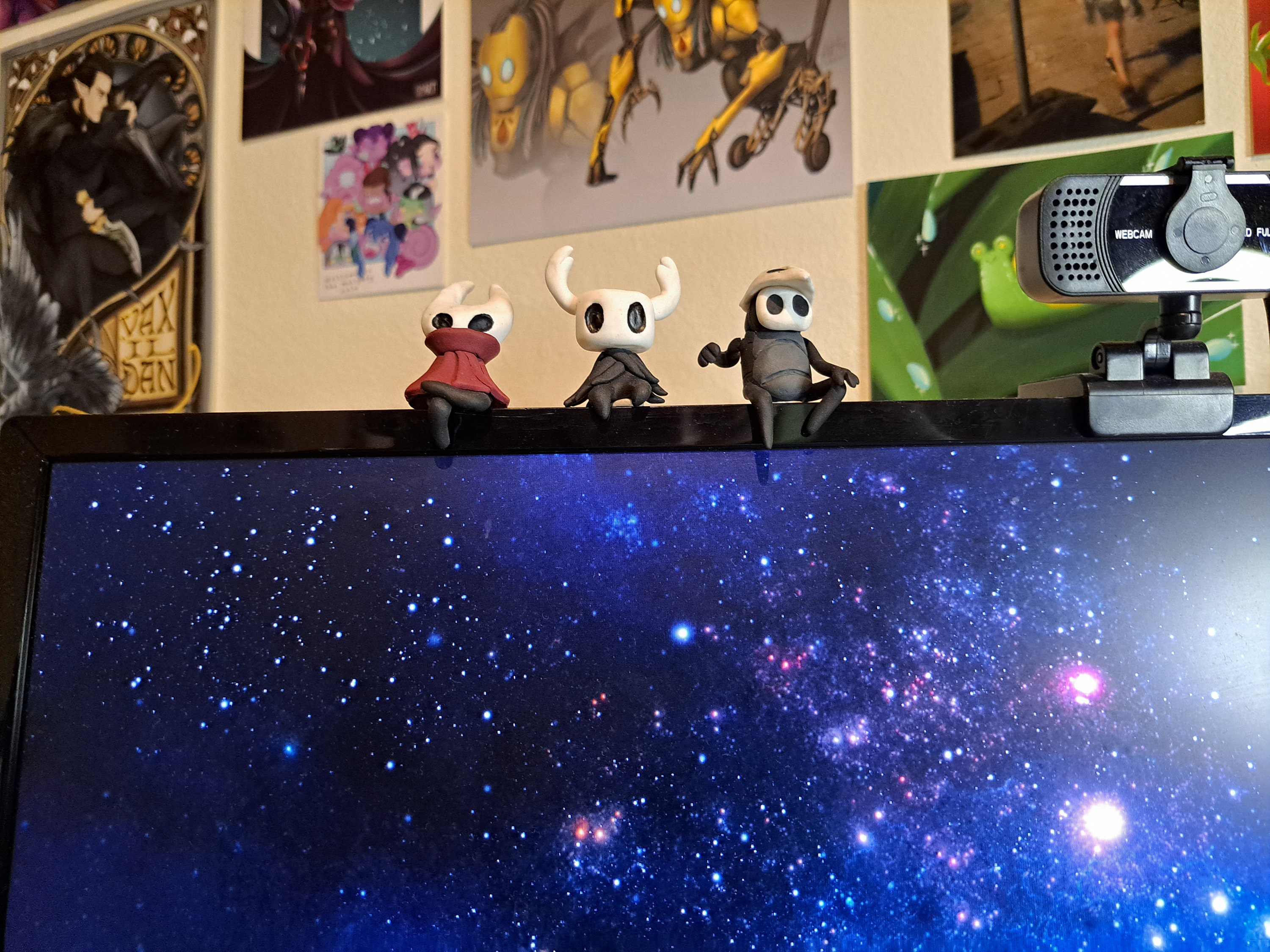 Hollow Knight/hornet/quirrel - Clay Figure - Monitor Mascot/ Shelf ...