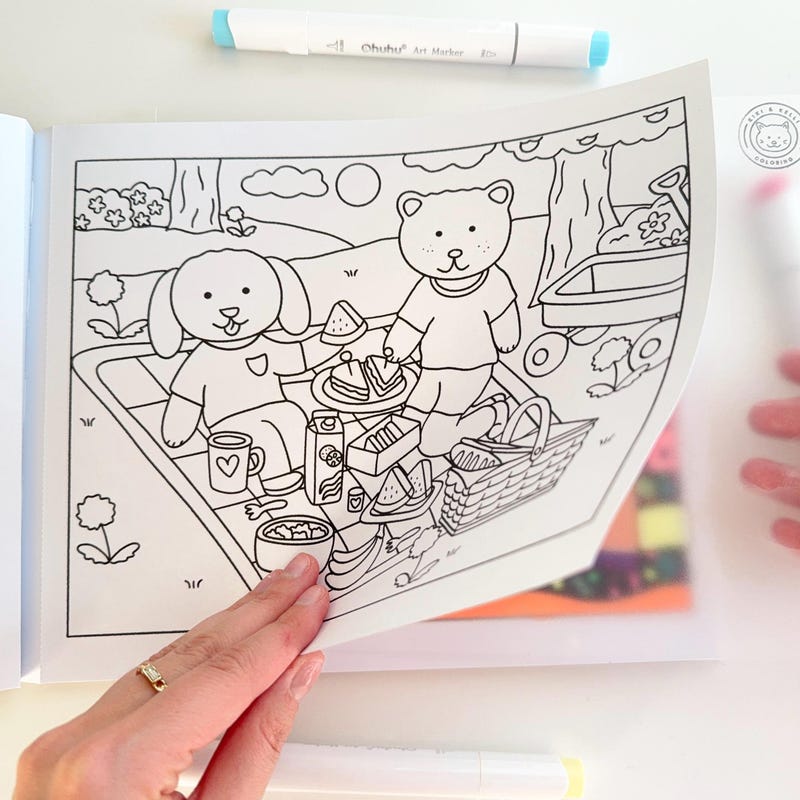 Coloring With Kiki - Etsy