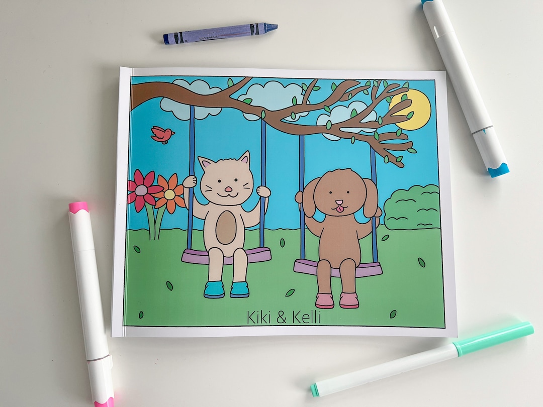 Kiki & Kelli Volume 1 Coloring Book - Etsy