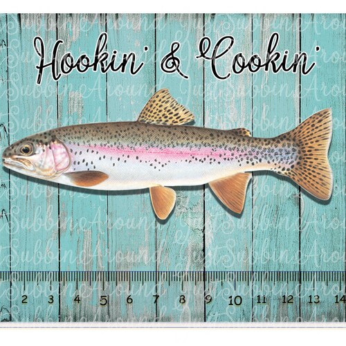 Sublimation Digital Cutting Board Fishing Design Striper | Etsy