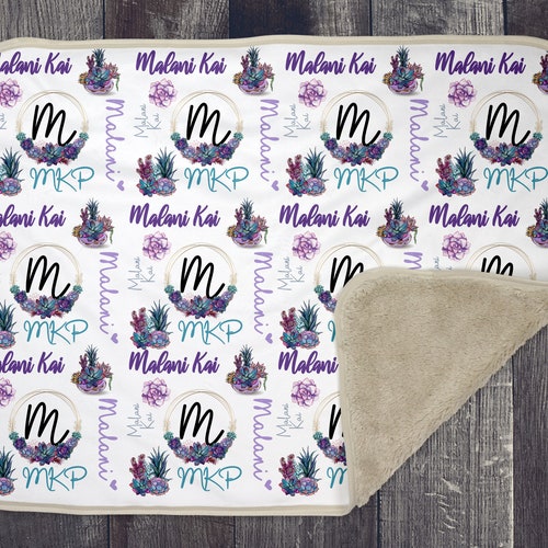 Baby Blanket Sublimation Template PNG and Photoshop Smart - Etsy
