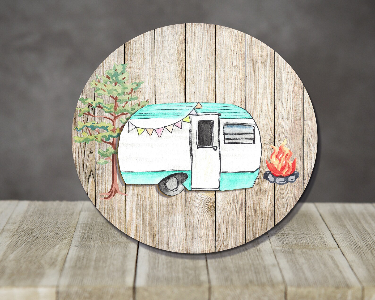 Camper Blank Door Hanger for You to Add Your Own Text - Etsy