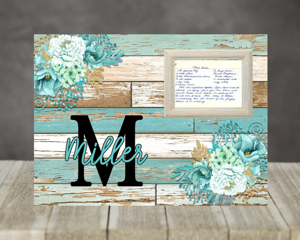Glass Sublimation Cutting Board Multi Teal Rustic Wood and - Etsy
