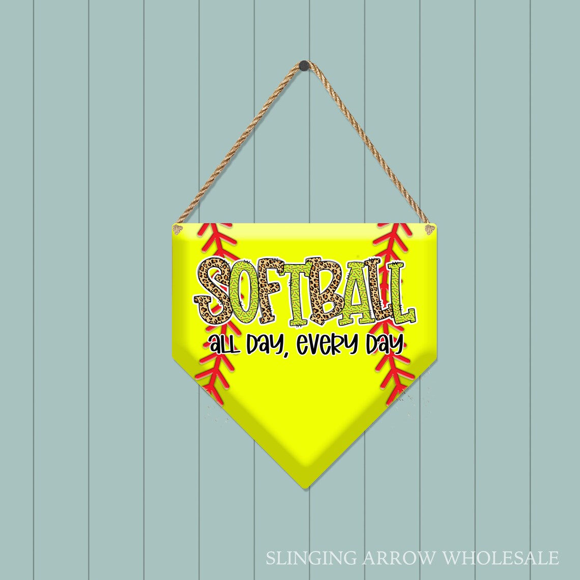 Softball Home Plate Sublimation Design Softball All Day Every Day for ...