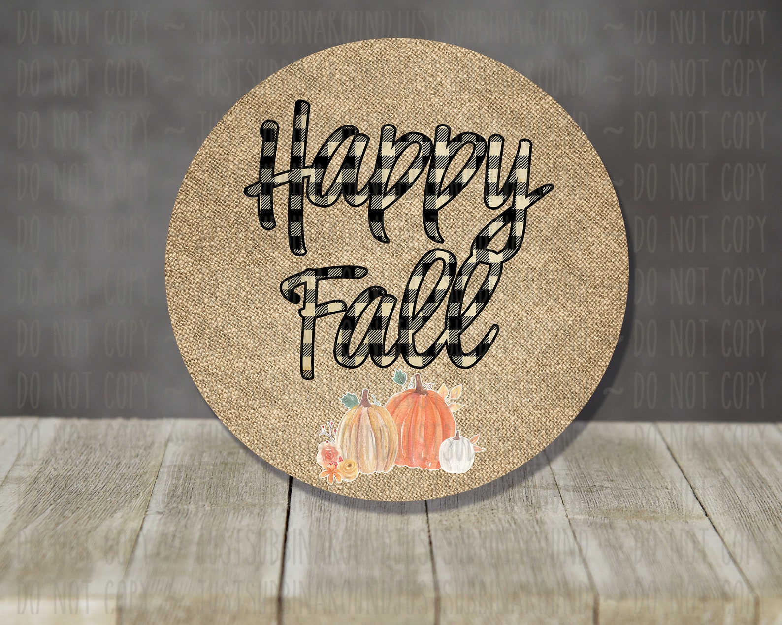 Fall Door Hanger Welcome Sign Round Bundle 12.5 Circle | Etsy