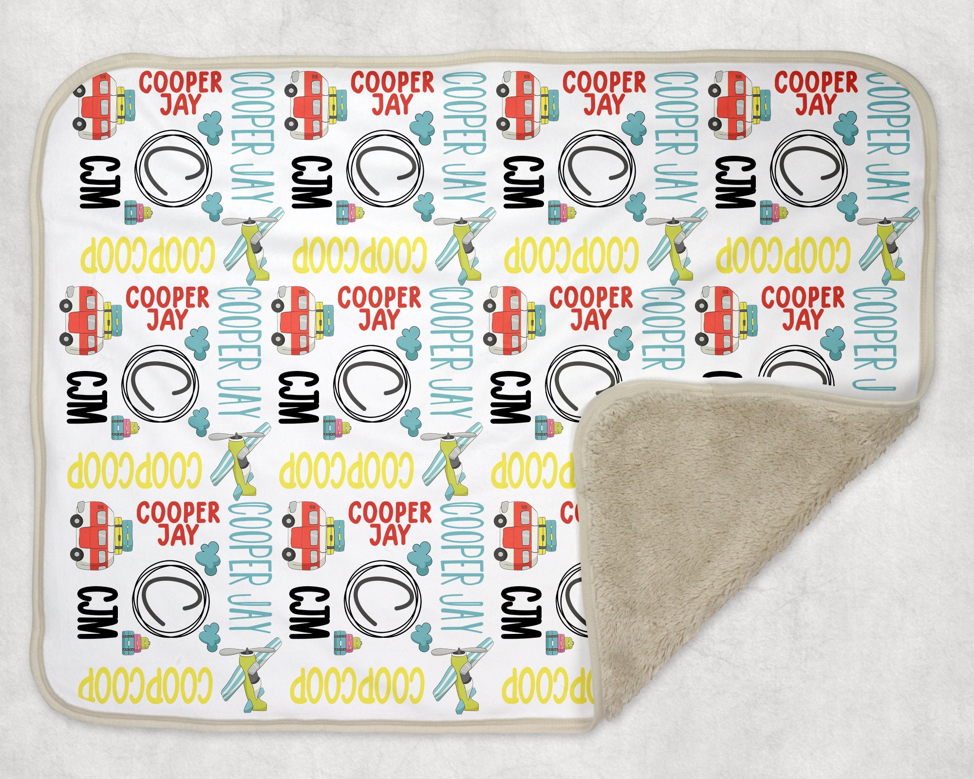 Baby Blanket Sublimation Template PNG and Photoshop Smart - Etsy