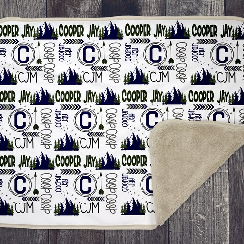 Baby Blanket Sublimation Template PNG and Photoshop Smart - Etsy