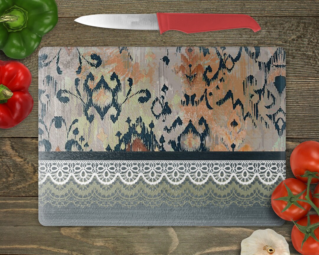 Pretty Pattern With Faux Lace Cutting Board Sublimation Design Can Be ...