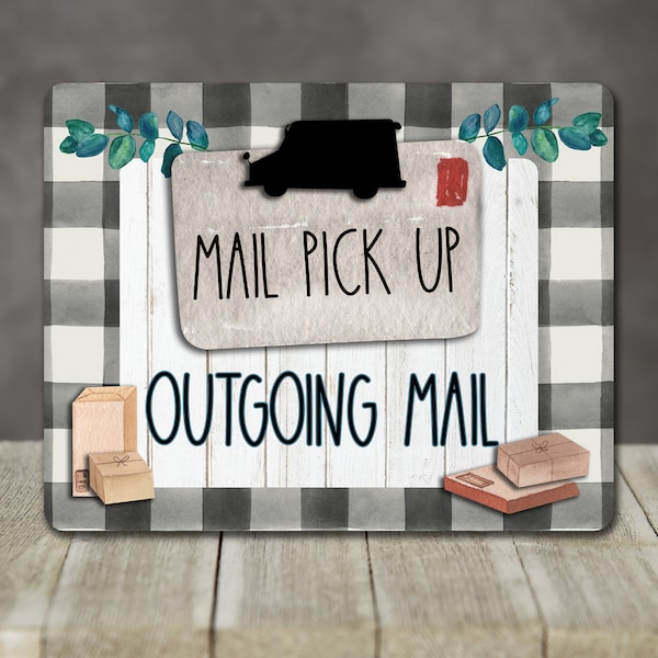 Outgoing Mail Sign - Etsy