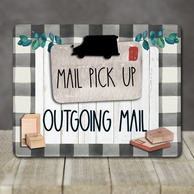 Outgoing Mail Sign - Etsy