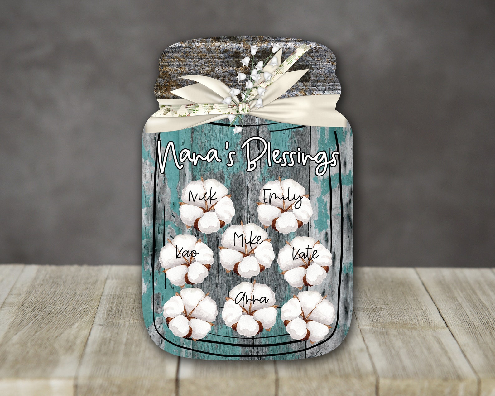 Mason Jar Digital Sublimation Design for Aparecium Design Company Door ...